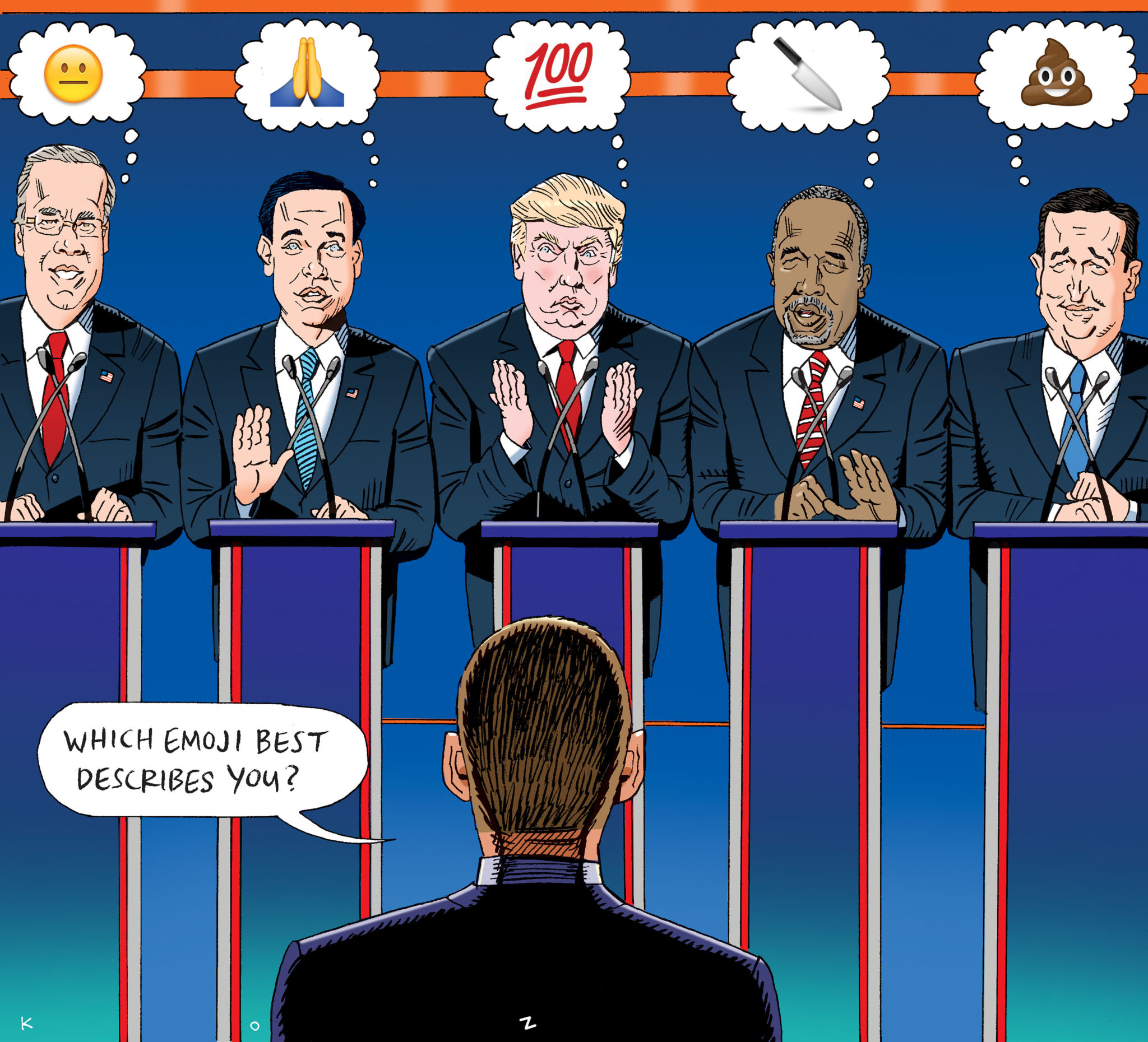 Contently Comic: What Emoji Best Describes Your Presidential Campaign?
