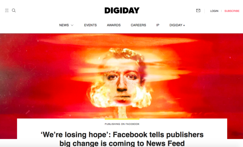 Facebook's Algorithm Is Apocalyptic for Brands, Publishers, Users, and ...